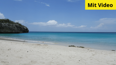 Playa Jeremi - Türkises, karibisches Meer im Westen von Curacao